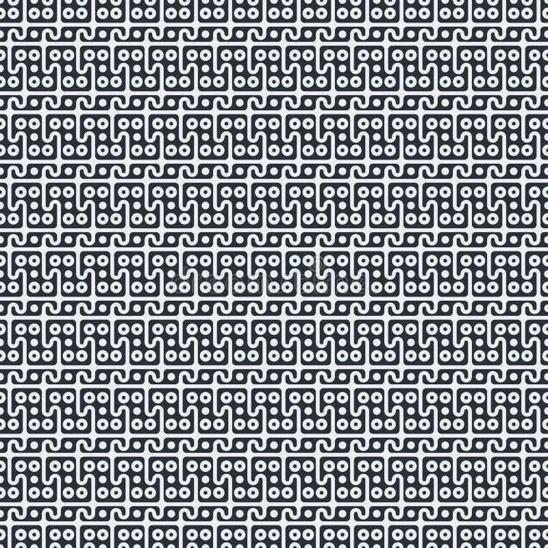 Truchet Motif Pattern Generative Tile Art Background Illustration Stock ...
