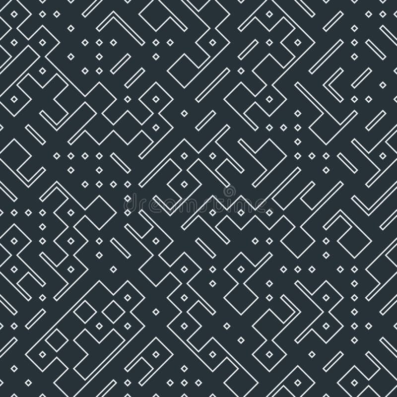 Truchet Random Pattern Generative Tile Art Background Illustration ...