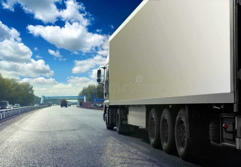 Truck stock photo. Image of travel, logistic, trailer - 13349550