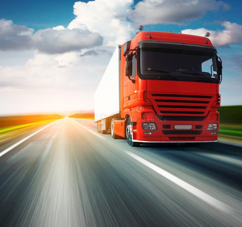 Truck freight delivery stock image. Image of america, delivery - 4672011