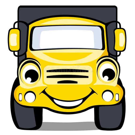 Smiling Cargo Truck Stock Illustrations – 1,754 Smiling Cargo Truck ...