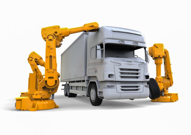 Assembly Line Truck Stock Illustrations – 432 Assembly Line Truck Stock ...