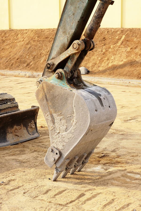 Backhoe scoop stock image. Image of site, powerful, earth - 33631775