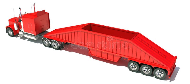 Dump Trailer 3d Stock Illustrations – 726 Dump Trailer 3d Stock ...