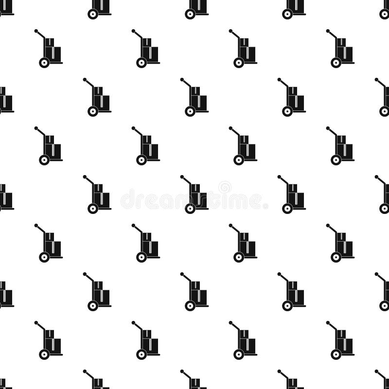 Truck with Boxes Pattern Vector Stock Vector - Illustration of package ...