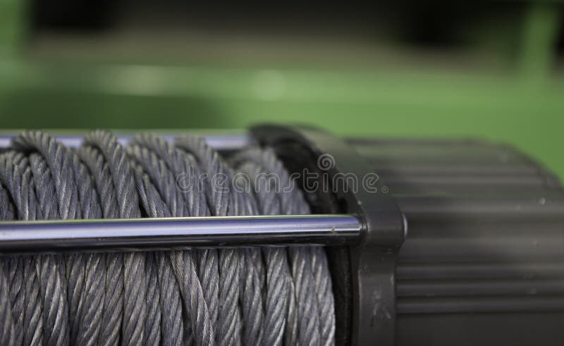 Truck Cable Winch stock image. Image of wire, equipment - 45300165