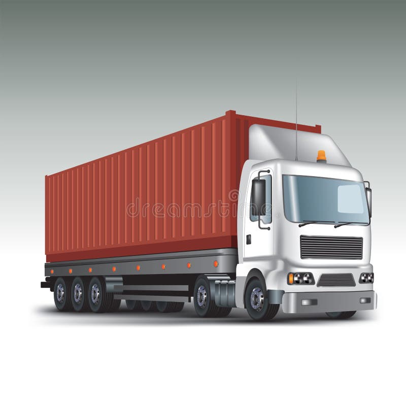Cargo transport stock vector. Illustration of lorry, railway - 41826140