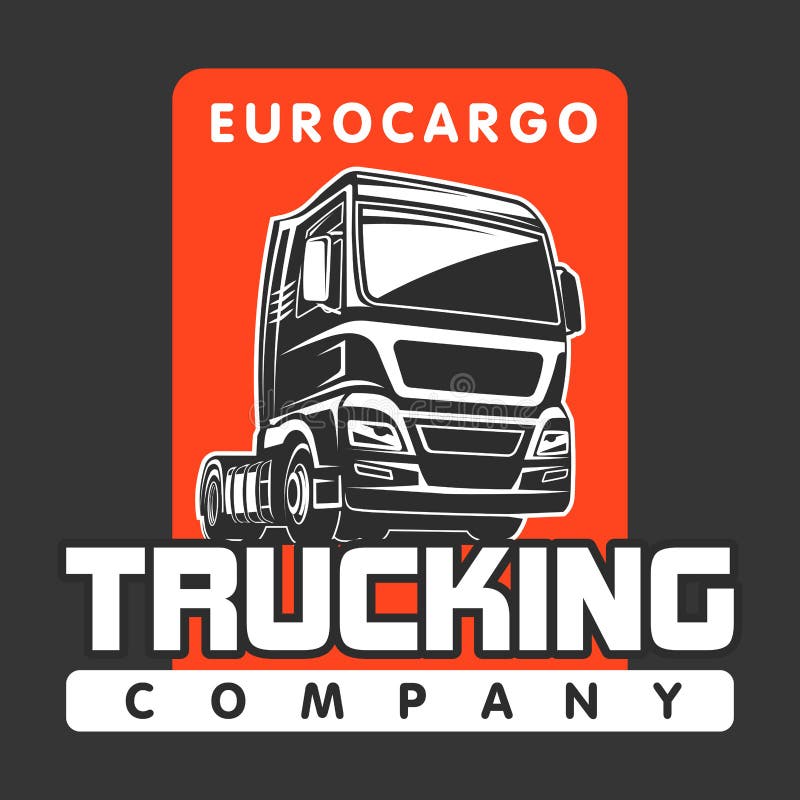Truck Cargo Freight Logo Template Stock Vector - Illustration of ...
