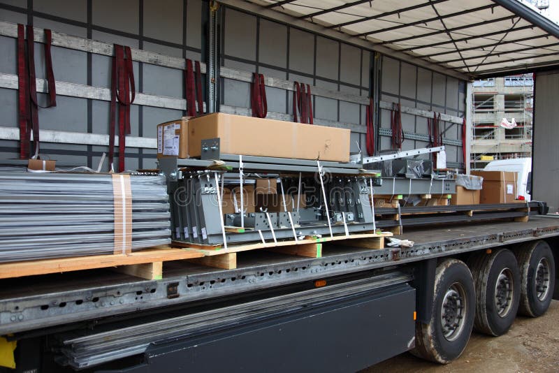 Load securing stock photo. Image of trucks, trailer, securing - 35275342