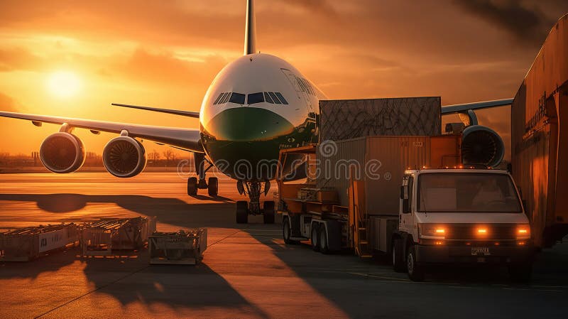 Flight Loading Cargo Stock Illustrations – 773 Flight Loading Cargo ...