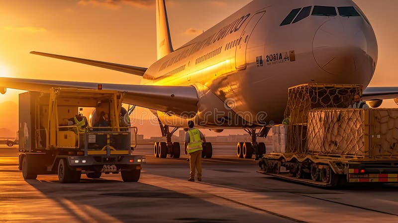 Flight Loading Cargo Stock Illustrations – 773 Flight Loading Cargo ...