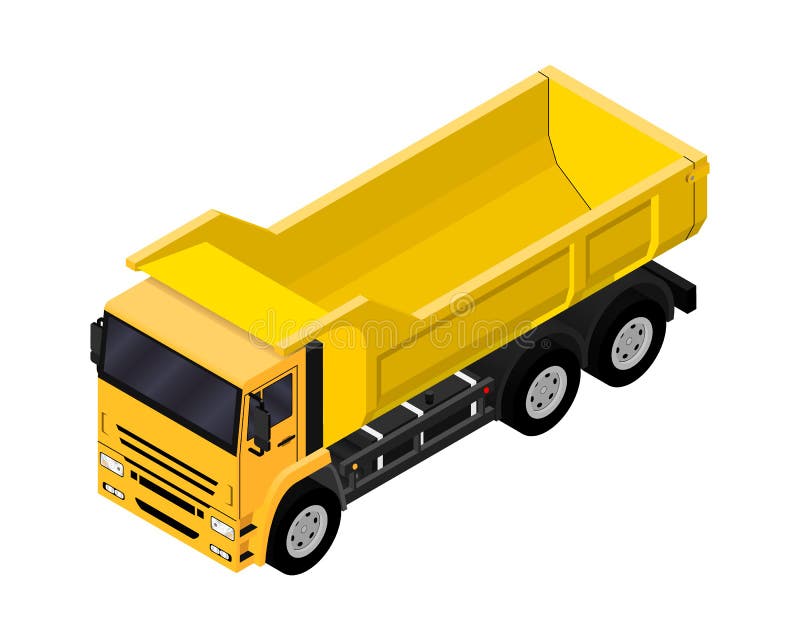 Truck 3D. tipper stock vector. Illustration of construction - 102707977
