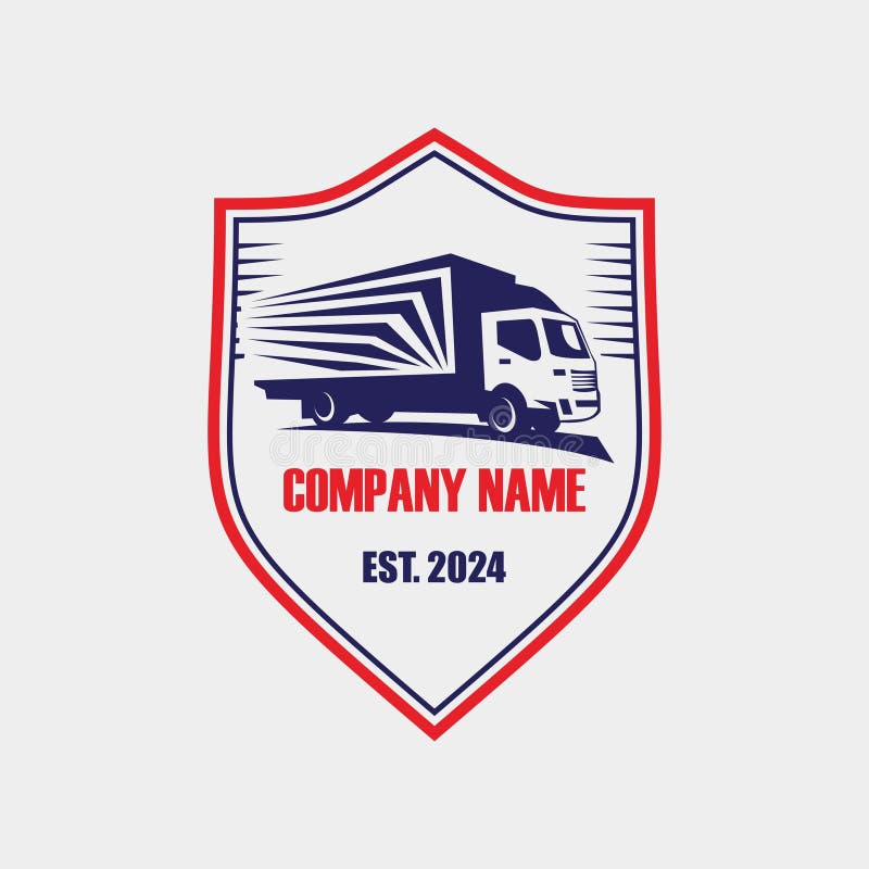 Truck Delivery Logo , Logistic Logo Stock Illustration - Illustration ...