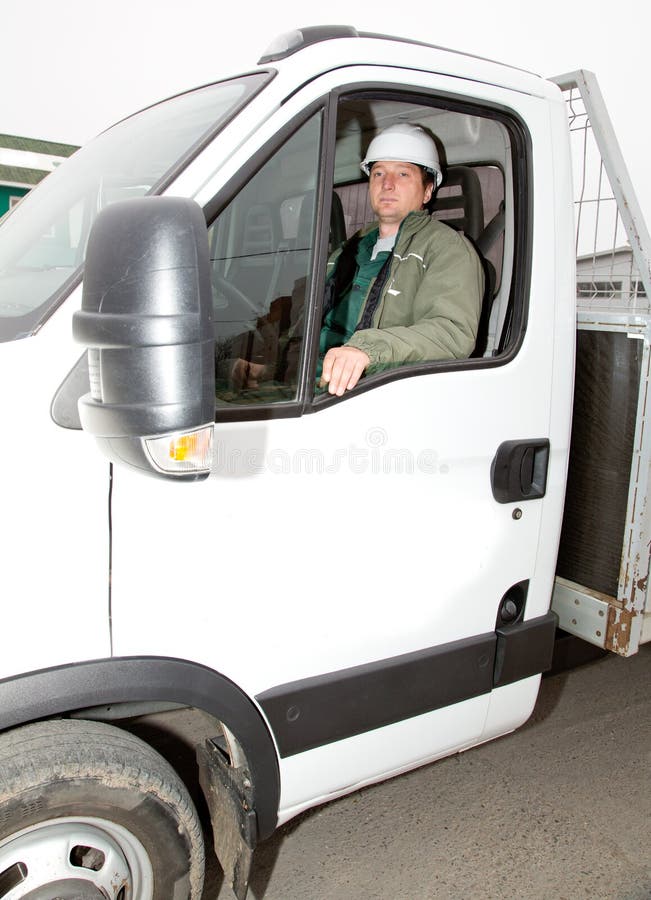 Truck driver stock photo. Image of transport, vehicle - 28130502