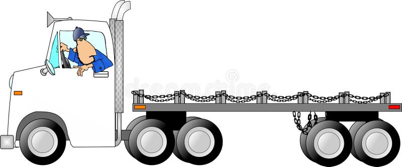 Man in a truck stock illustration. Illustration of drive - 164935
