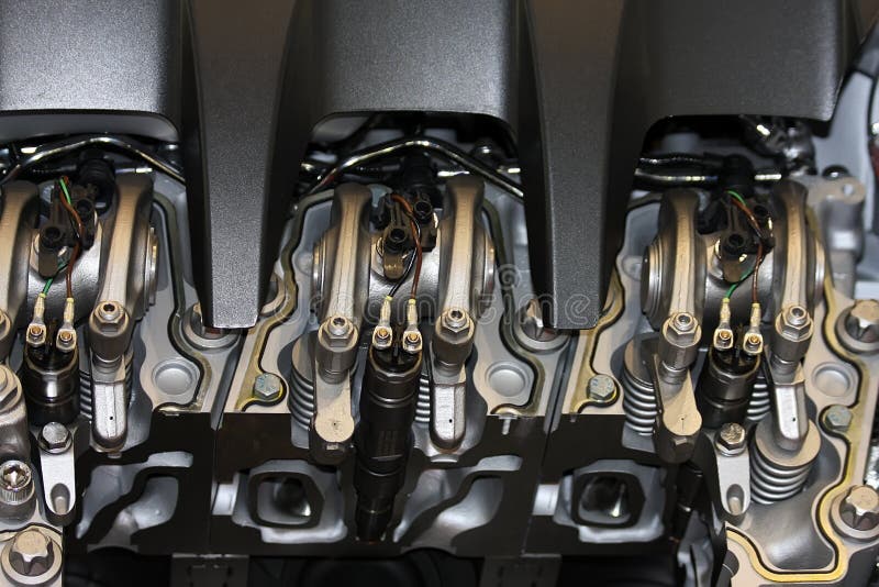 Truck engine stock photo. Image of engine, technology - 10016662