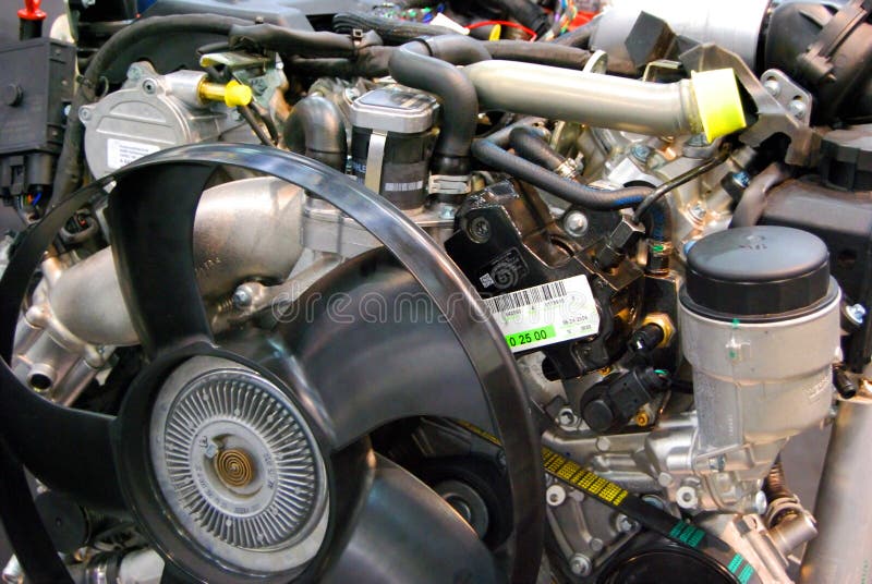Truck engine stock photo. Image of mechanics, automotive - 5421614