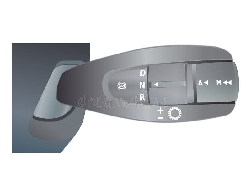 Truck Gear Shifter, Automatic Transmission, Vector Illustration Stock ...