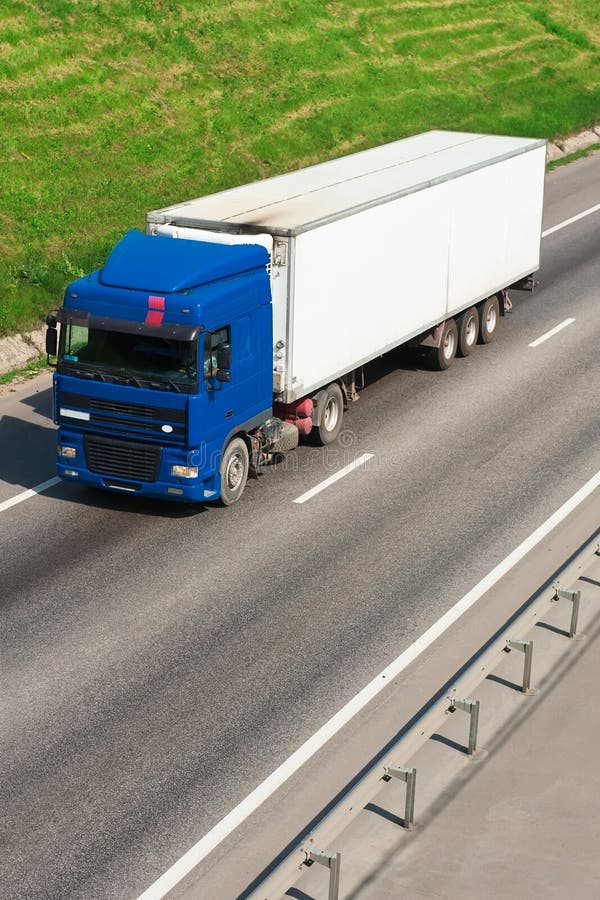 Truck stock image. Image of logistics, highway, semi - 10081079