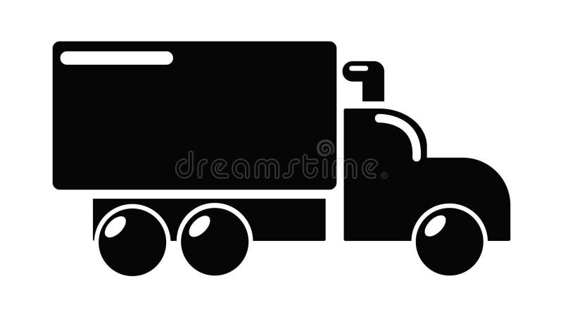 Truck icon animation stock video. Video of transport - 222268943