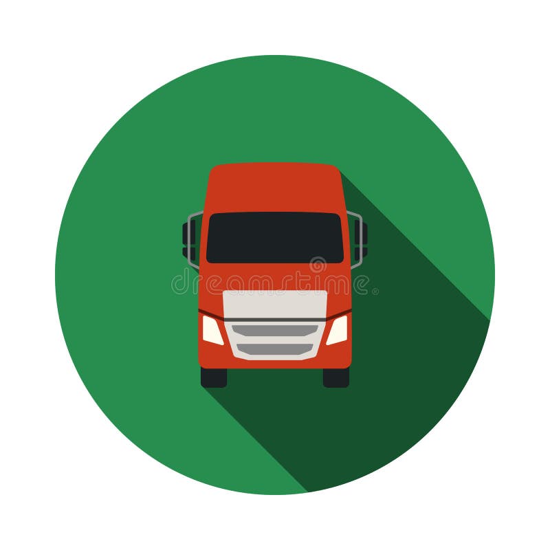 Truck Icon stock vector. Illustration of vector, trucking - 253532678