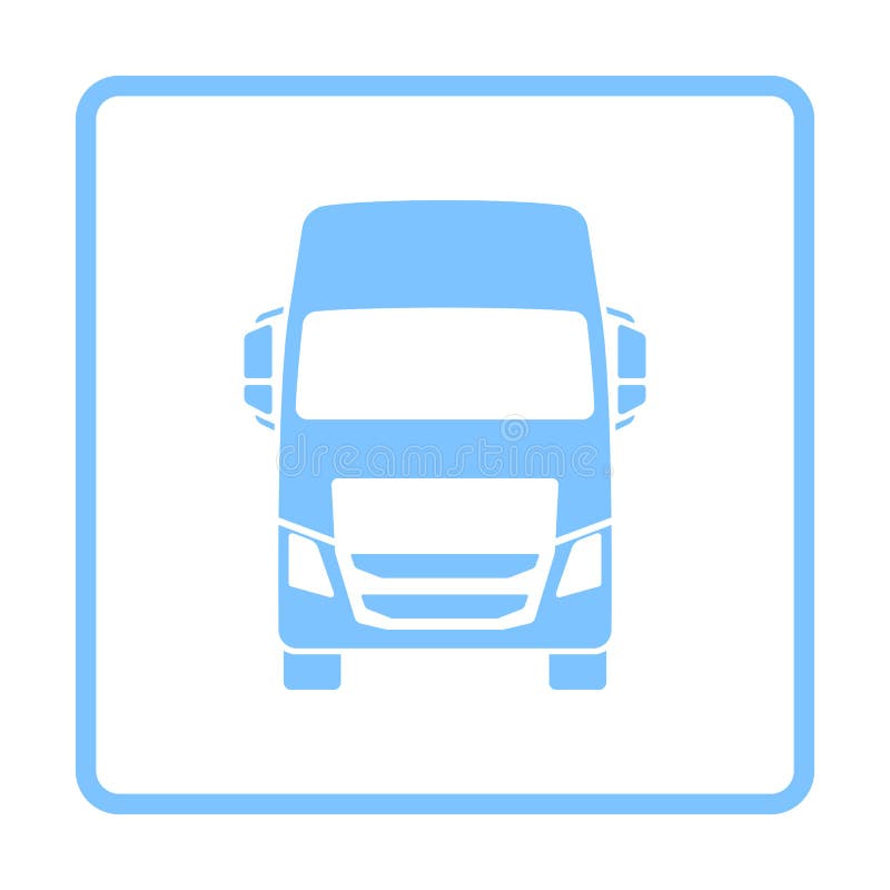 Truck Icon Front View stock vector. Illustration of business - 146904264