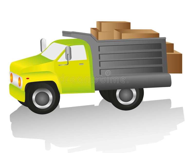 Truck Loaded Goods Stock Illustrations – 1,631 Truck Loaded Goods Stock ...