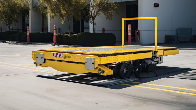 Truck Loading Dock Equipment Stock Illustration - Illustration of ...