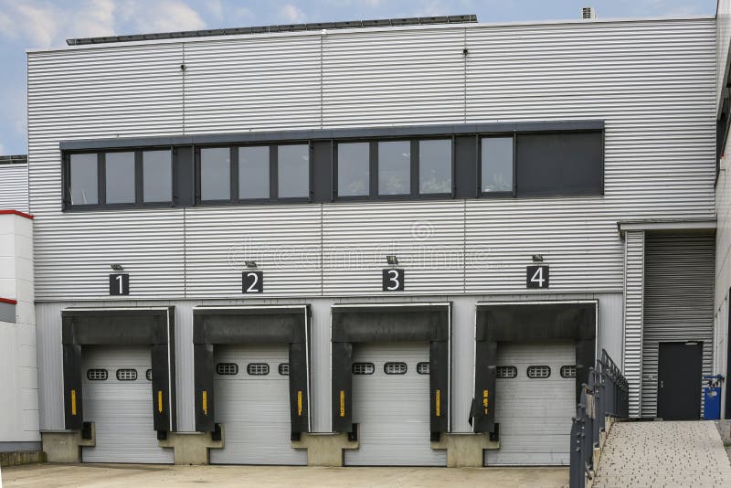 Truck Loading ramp stock photo. Image of garage, logistics - 100687118