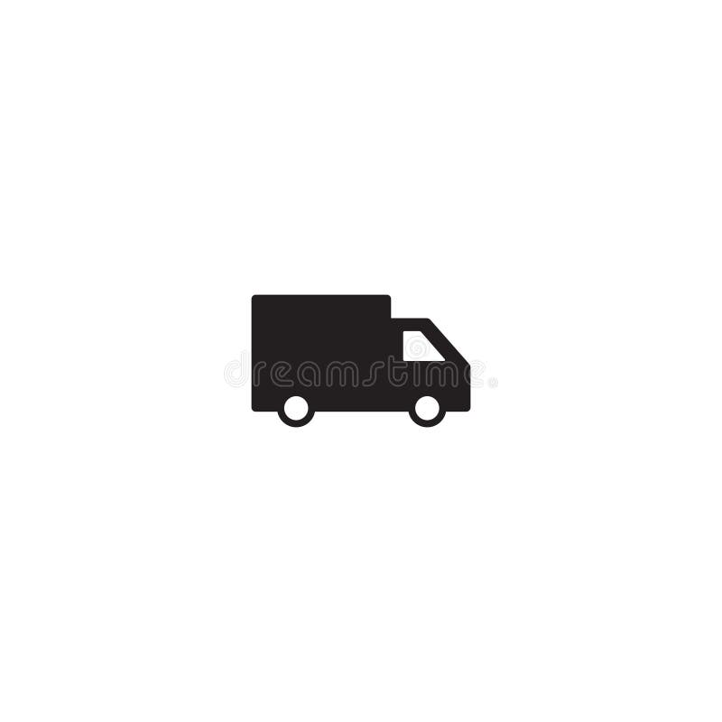 Truck, Lorry Icon Vector for Web or Mobile App Stock Vector ...