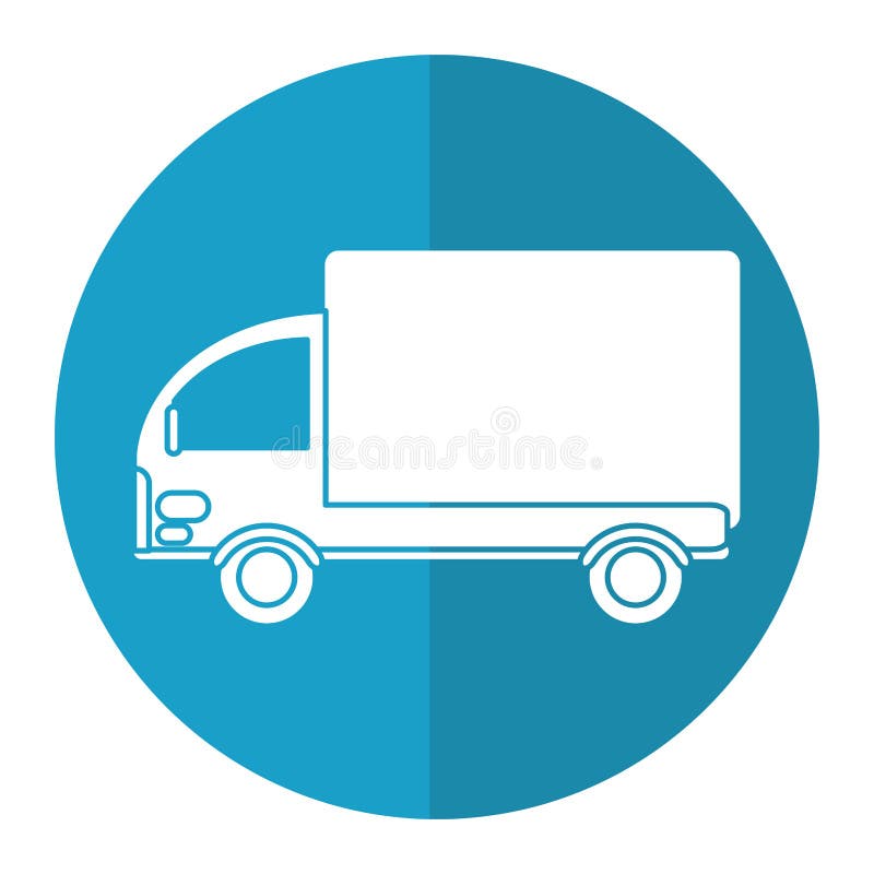 Blue Circle Box Truck Stock Illustrations – 415 Blue Circle Box Truck ...