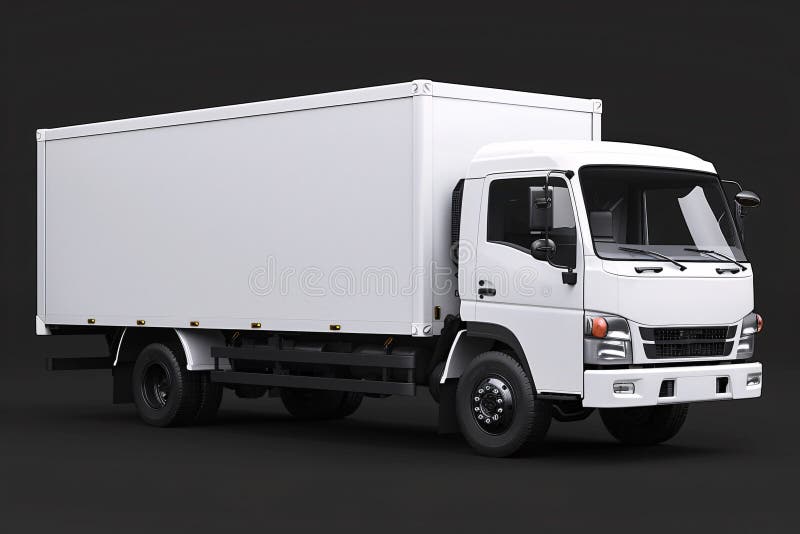 Truck Mockup for Branding and Promotion Stock Illustration ...
