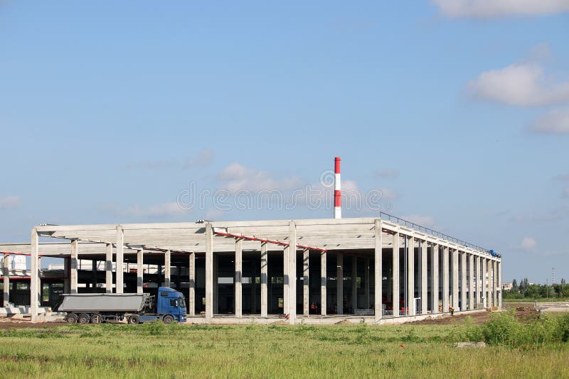 Factory Construction stock image. Image of buildings, evenings - 1531071