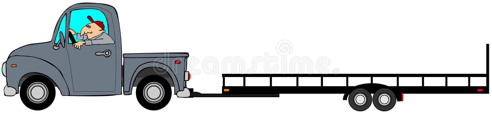 Flatbed Trailer Stock Illustrations – 1,491 Flatbed Trailer Stock ...