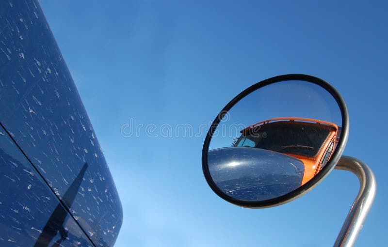 Truck Reflection stock image. Image of chrome, truck, mirror - 4337615