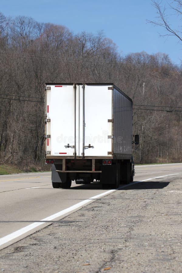 Truck on Road stock photo. Image of fans, blank, deliver - 664040