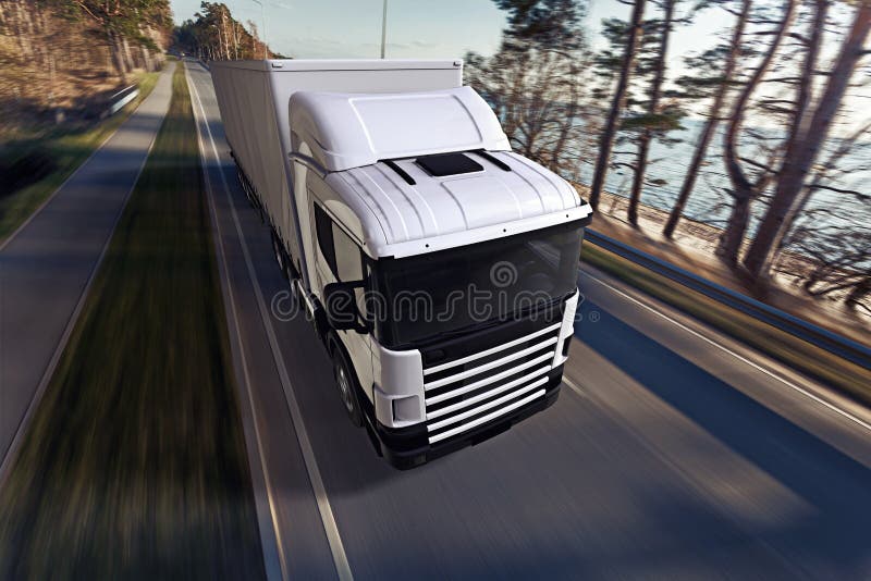 A Large Distribution Warehouse with Gates for Loading Goods Stock Photo ...