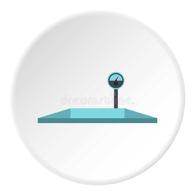 Truck Scales with Truck on Weighing Scale. Stock Vector - Illustration ...