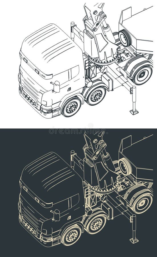 Loader Crane Vector Stock Illustrations – 8,309 Loader Crane Vector ...