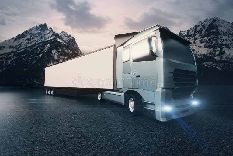 Semi Truck Pattern Stock Illustrations – 219 Semi Truck Pattern Stock ...