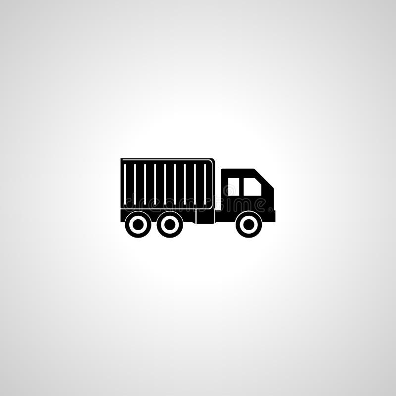 Truck Sign. Truck Isolated Simple Icon Stock Vector - Illustration of ...