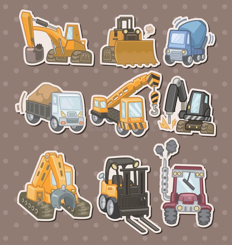 Truck stickers stock vector. Illustration of industry - 26712835