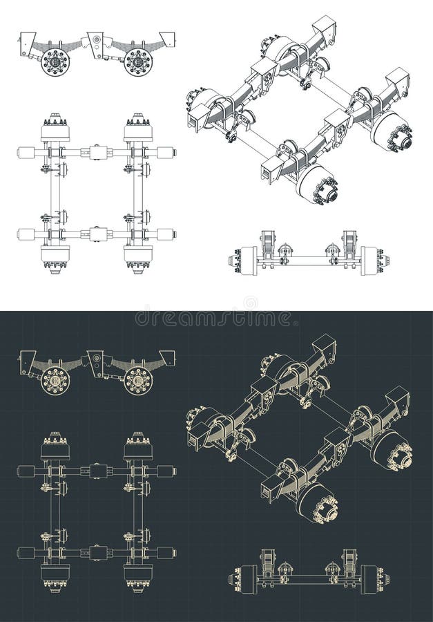 Suspension Blueprints Stock Illustrations – 54 Suspension Blueprints ...