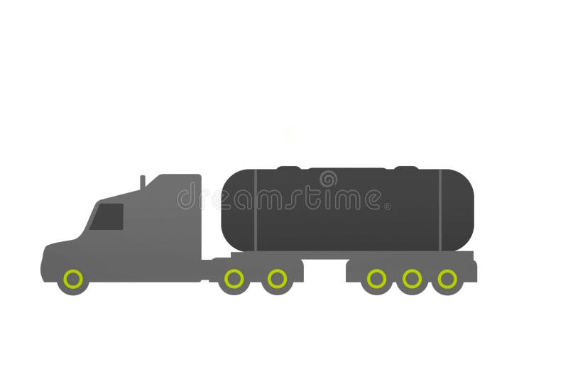 Tanker for Liquid Gas Sea Transportation. Sketch Style Drawing Isolated ...