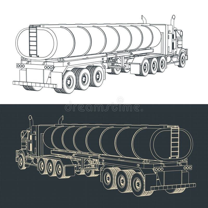 Fuel Tanker Truck Sketch Stock Illustrations – 171 Fuel Tanker Truck ...