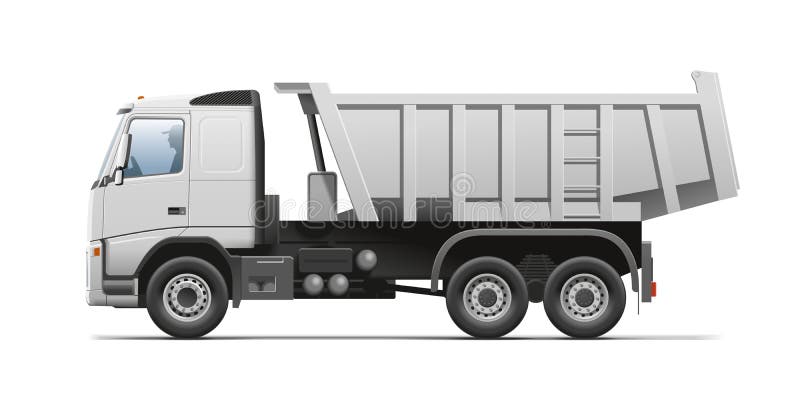 Truck. Tipper stock vector. Illustration of tipper, truck - 98933016