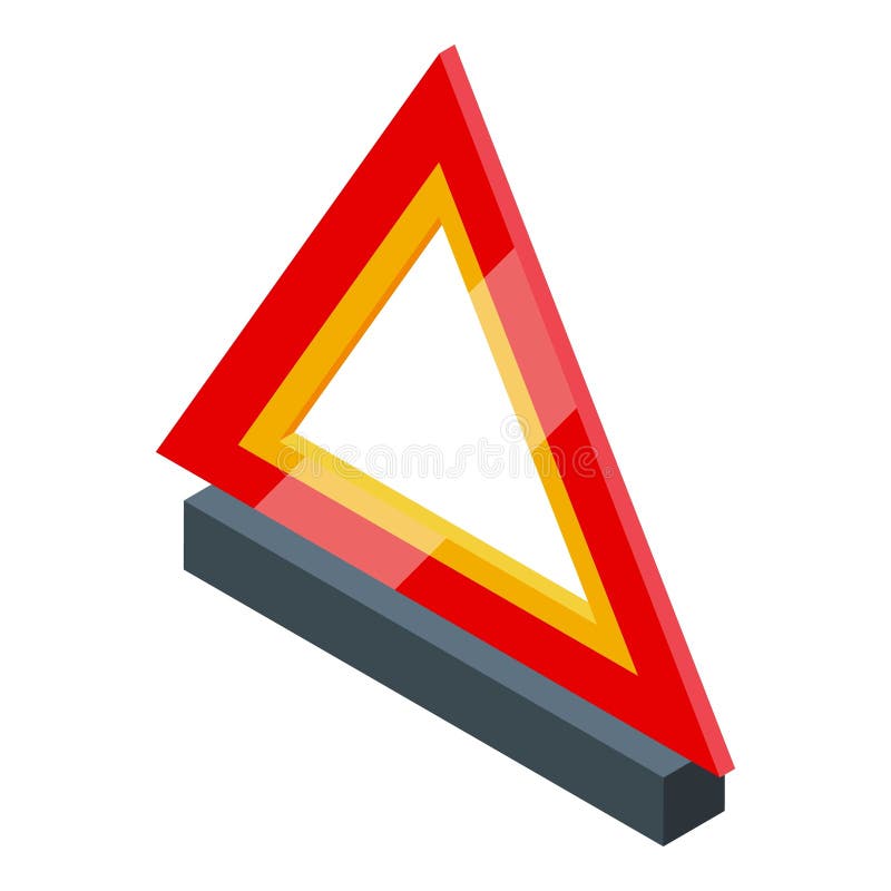 Truck Triangle Icon Isometric Vector. Driver Cap Stock Vector ...