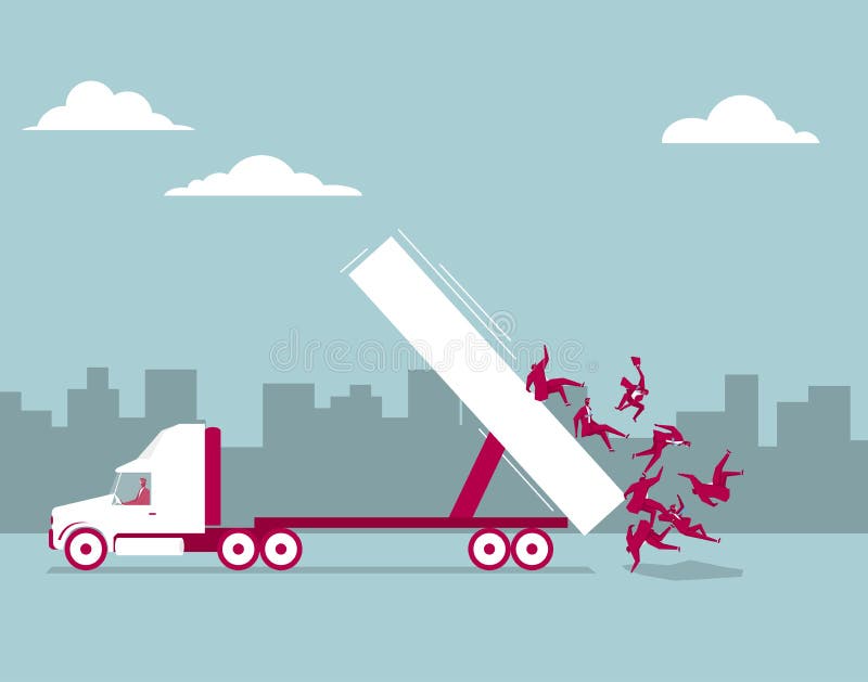 Cartoon Unloading Cargo Truck Stock Illustrations – 375 Cartoon ...