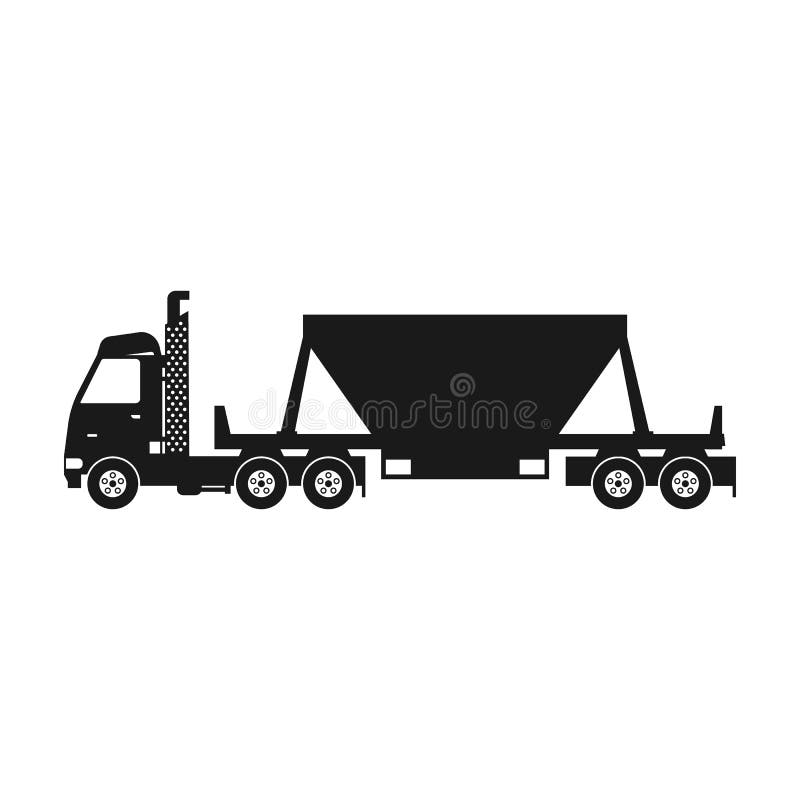 Tipper Truck Black White Stock Illustrations – 588 Tipper Truck Black ...