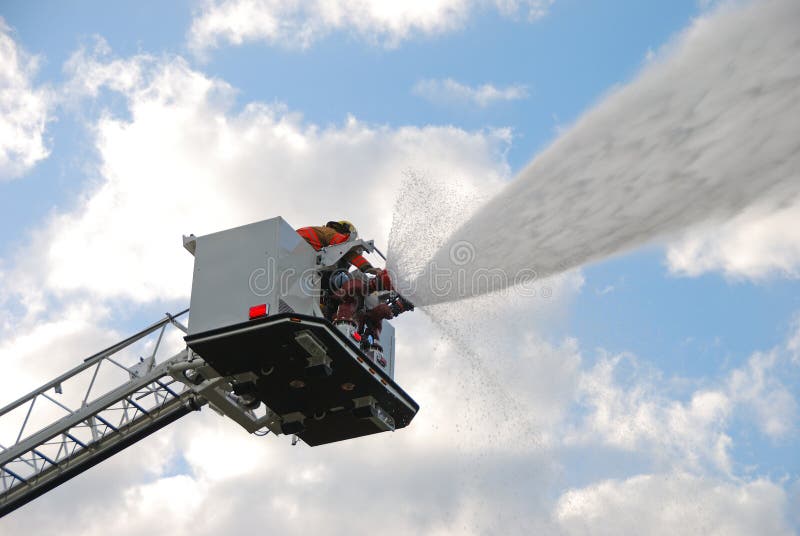 Truck Water stock image. Image of elevated, firetruck - 26176585